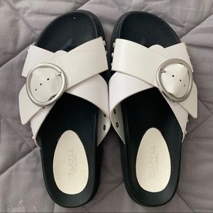 Truffle Collection | Shoes | Truffle Collection Buckle Black White ...